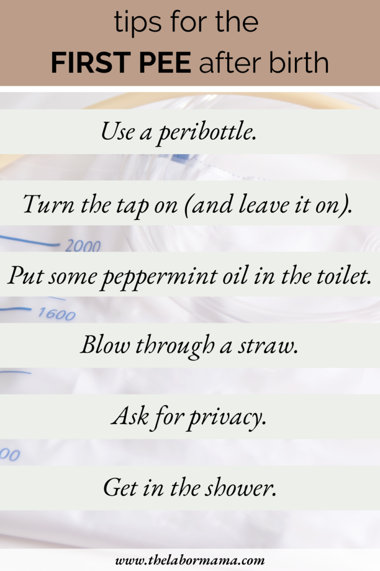 Peeing After Birth: Is it Going to Hurt?
