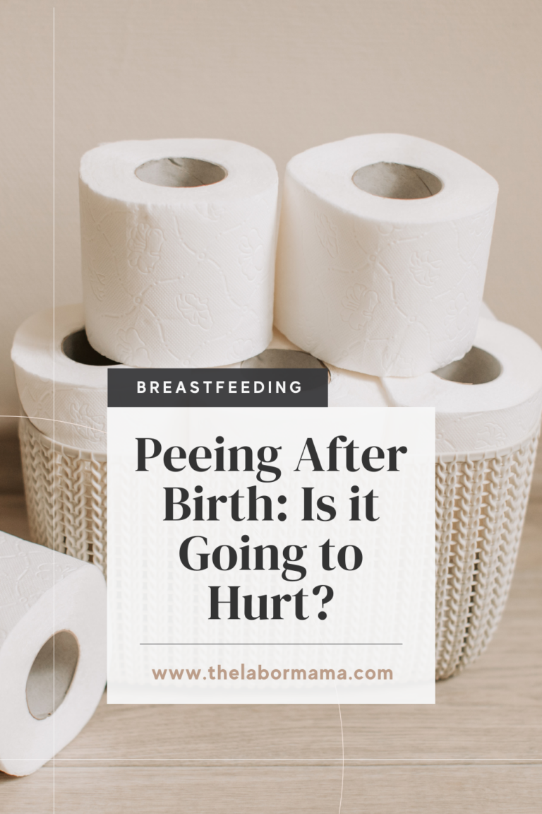 Peeing After Birth: Is it Going to Hurt?