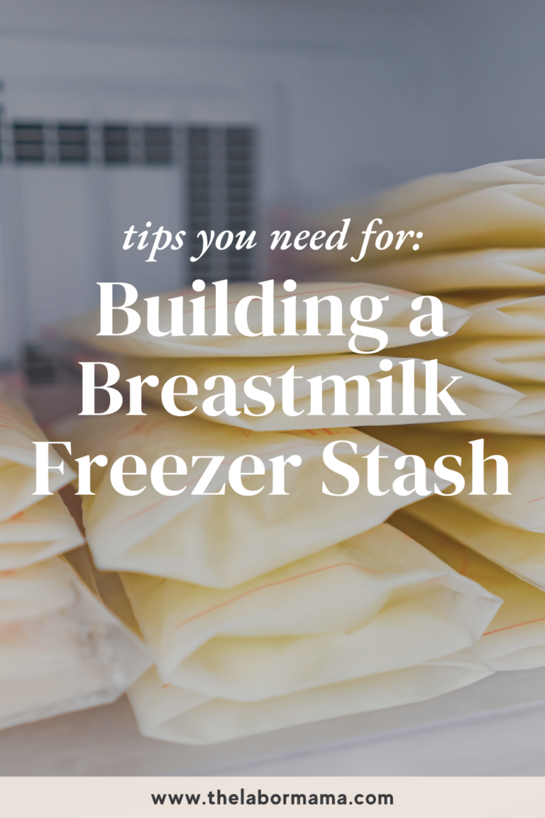 How to Build a Breastmilk Freezer Stash